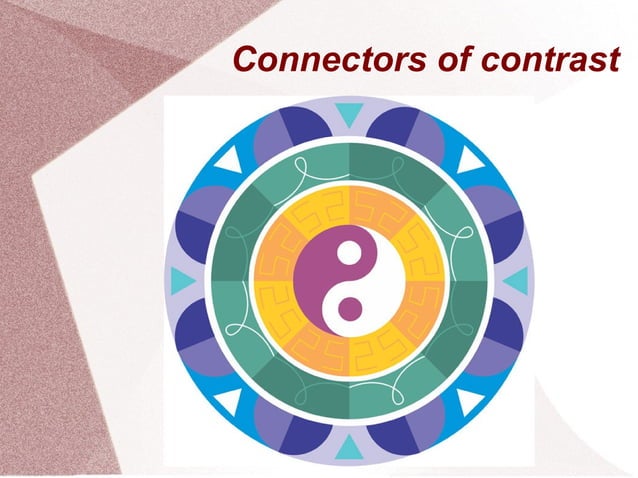Connectors of contrast | ODP