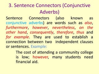 Connectors Resumo.pdf english vocabulary for academic English | PPT