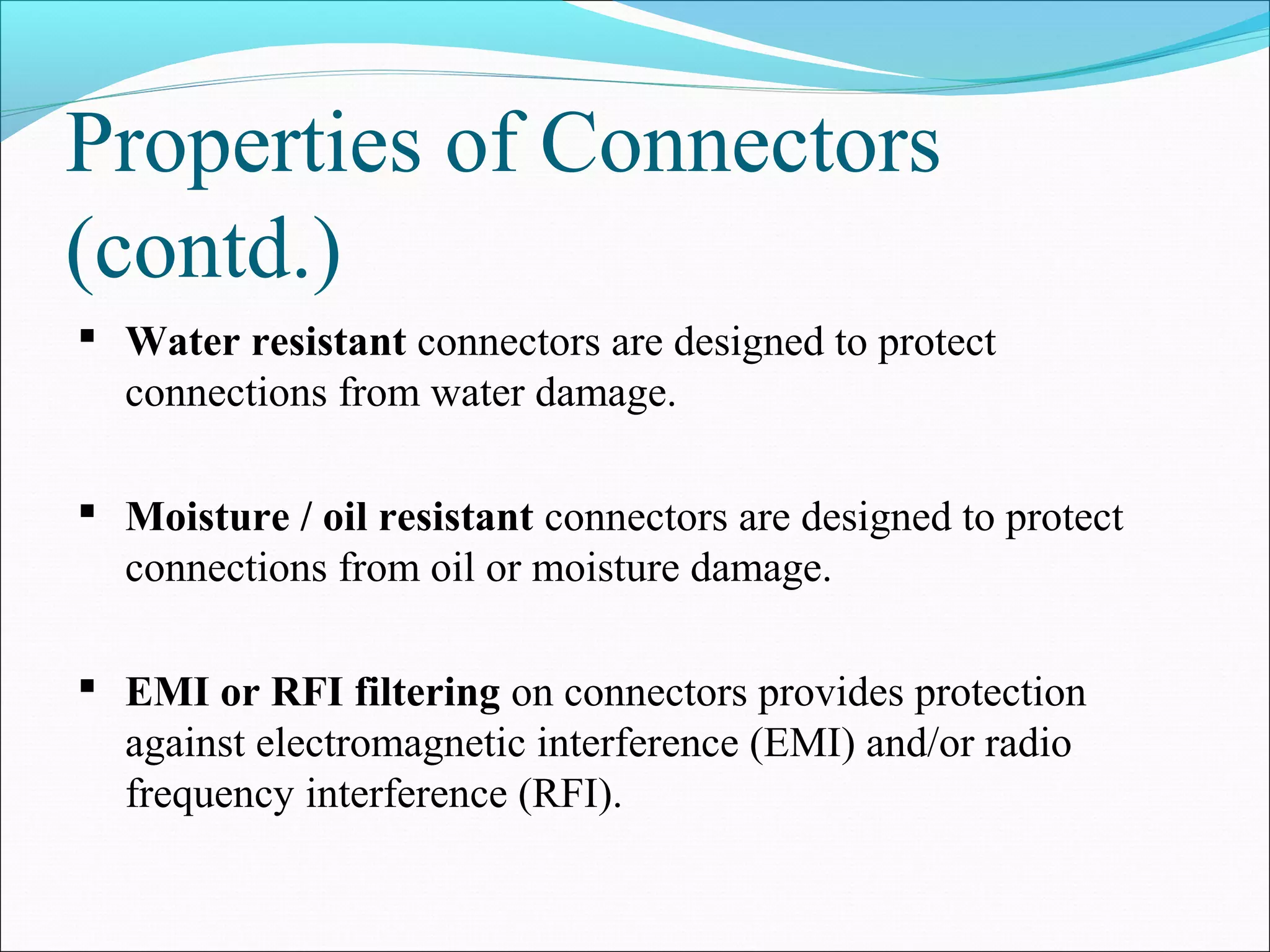 Connector and switches | PPT