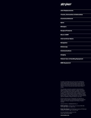 Stryker Connectsuite solution-brochure | PDF