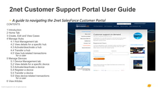 Qualcomm Life Connect 2013: On Boarding and Customer Support | PPT