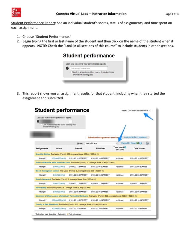 Connect virtual labs instructor | PDF