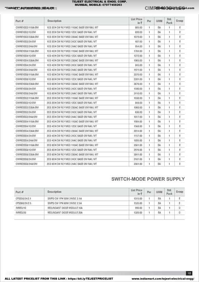 CONNECTWELL INTERFACE MODULE & SMPS PRICE LIST wef 07-02-2022.pdf