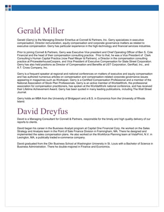 Connell and Partners | PDF