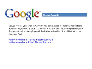 Hello My Name Is Chelsea Connelly | PPT