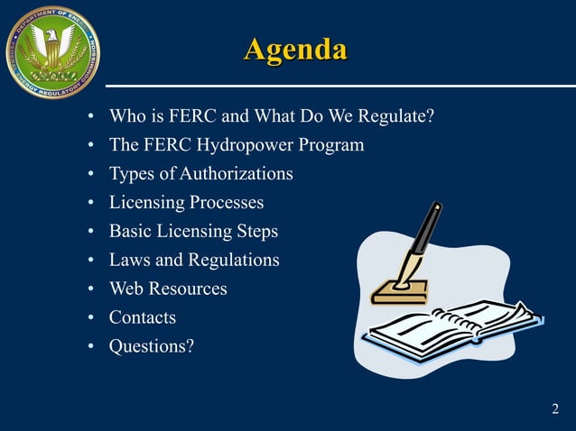 Hydro 101 - A primer on the hydropower relicensing process - Allyson ...