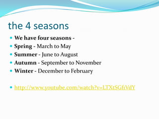 Why do we have seasons\/ | PPT