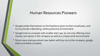 Google Human Resources | PPT
