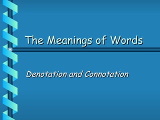 connotation and denotation english grade 4 | PPT