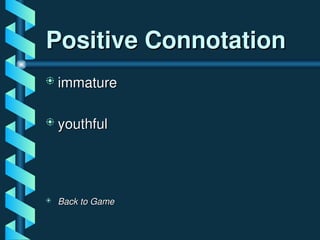 connotation and denotation english grade 4 | PPT