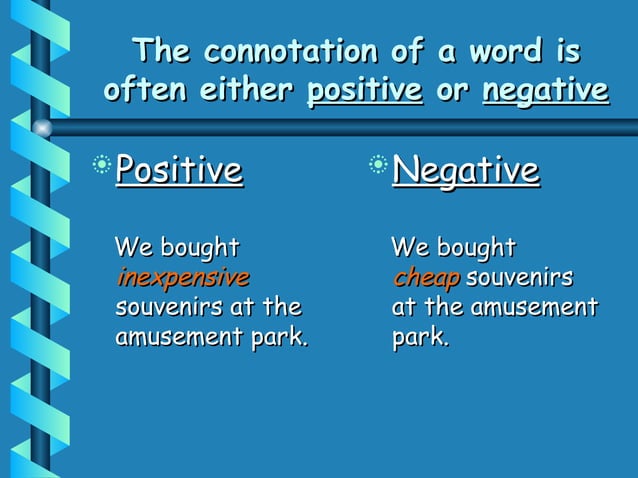 connotation and denotation english grade 4 | PPT