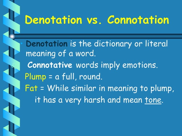 connotation and denotation English ppt.ppt
