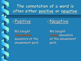 connotation and denotation English ppt.ppt