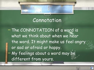 Connotationdenotation 1 | PPT