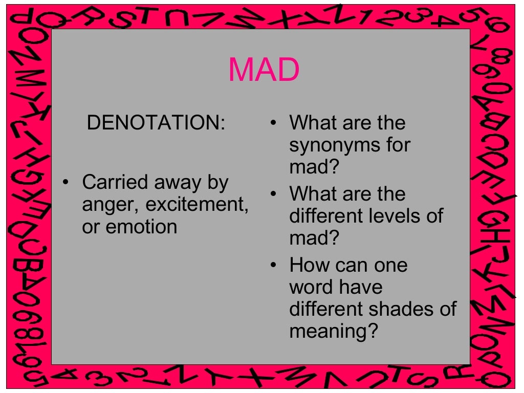 connotation-mad