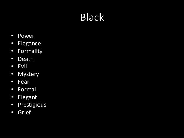 Connotations of colour