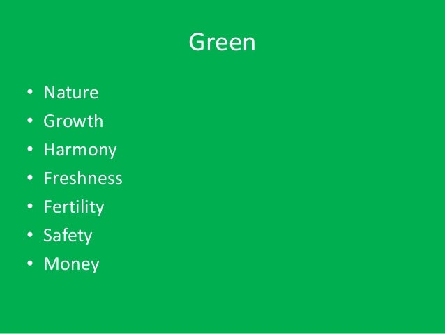 Connotations of colour