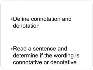 Denotation In A Sentence
