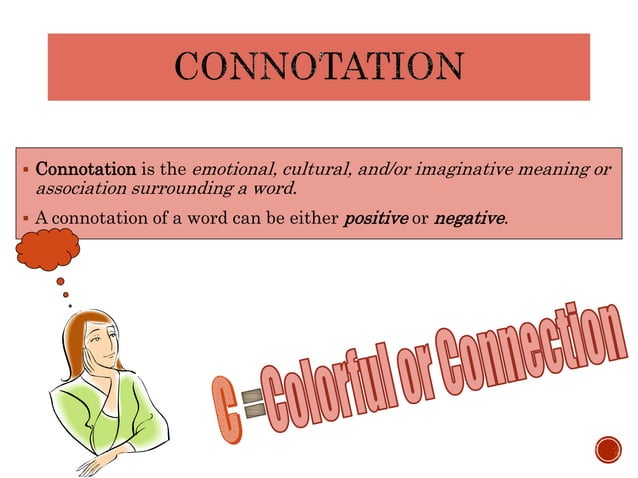 Connotation vs. denotation | PPT