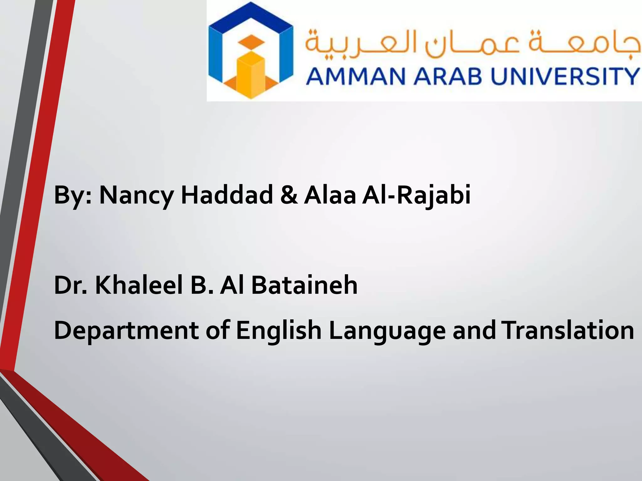 Connotative and Denotative Meaning and Translation Issues | PPTX