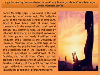The Benefits of Yoga in usa Conny Mametja, about Conny Mametja, Conny ...
