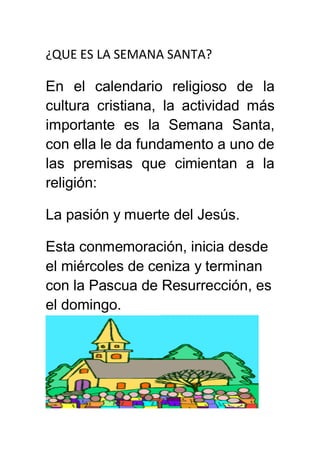¿cuál es el origen de la semana santa?, qué significa semana santa – BHBY