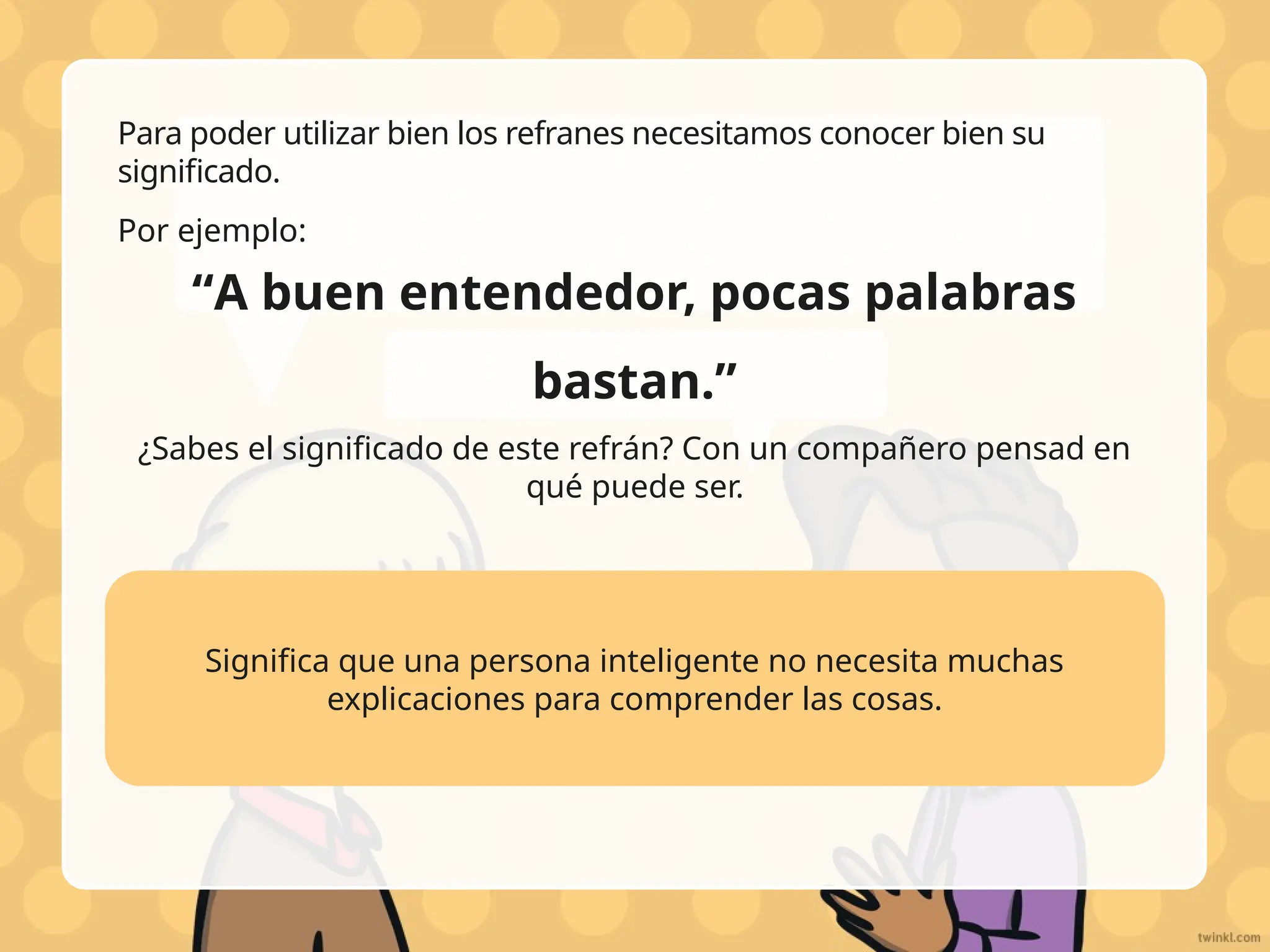 CONOCER EL CONCEPTO DE REFRANES Y SUS CARACTERISTICAS.pptx