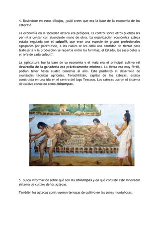 Conocer el imperio azteca | DOCX