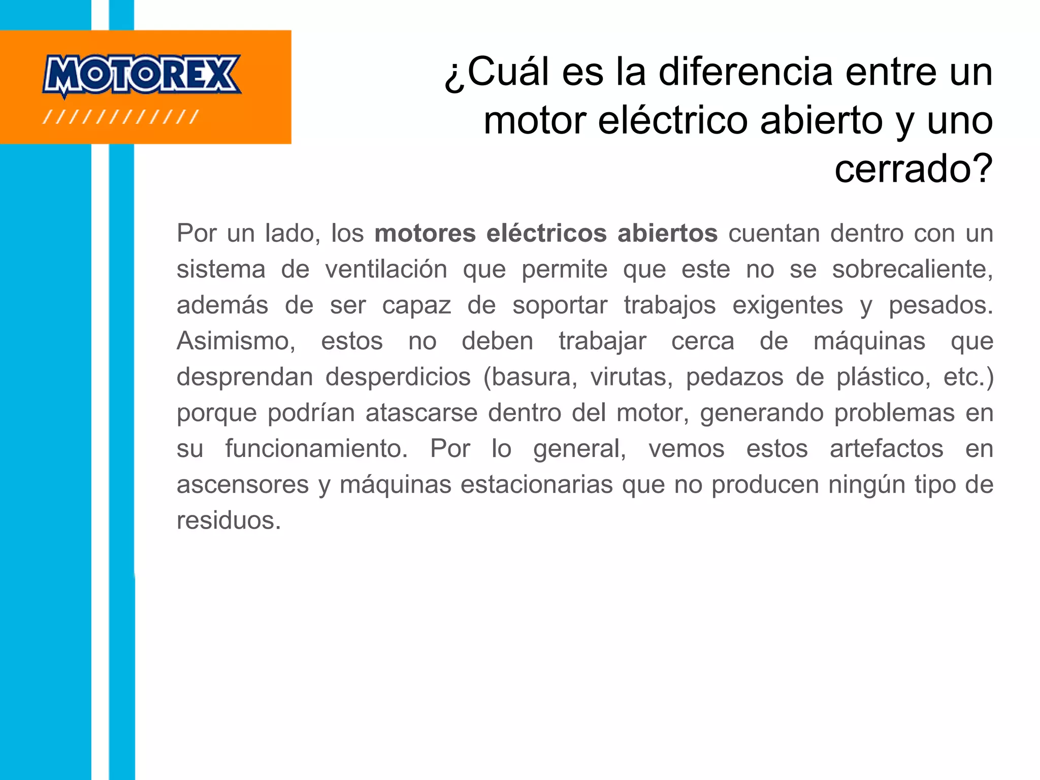 Conoce todo sobre los tipos de motor eléctrico y los mejores modelos | PPTX