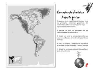 Hoja de trabajo: Conociendo america | PPTX