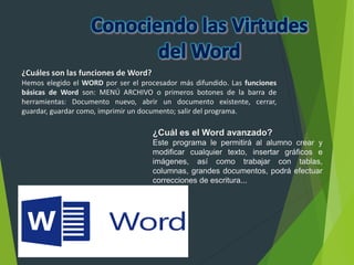 Conociendo a Word | PDF