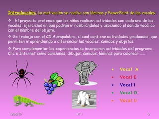 Conociendo las vocales foro | PPT