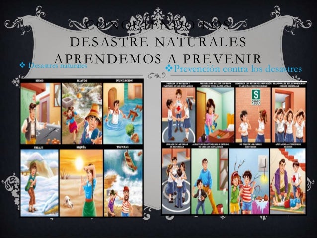 ¿Como prevenir los desastres naturales?
