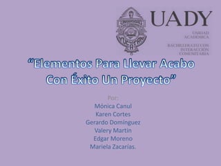Conociendo mi comunidad | PPTX