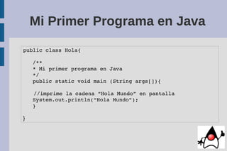 Conociendo Tu Entorno De Programacion Java | PPT
