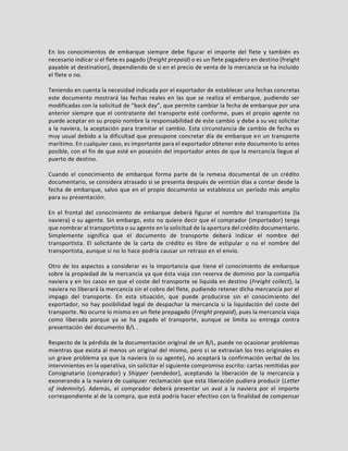 conocimiento-de-embarque-de sistemas logisticos | PDF