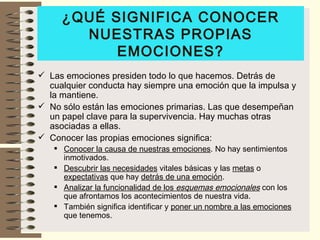 Presentación curso "emociones" | PPT
