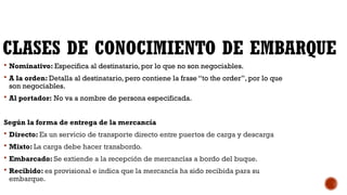 CONOCIMIENTO DE EMBARQUE-.......................pptx