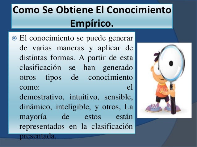 Que Es Conocimiento Empirico Ejemplos Caracteristicas Origen Images