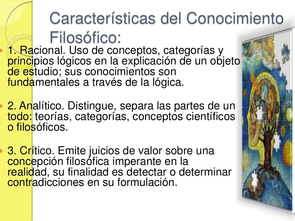 Conocimiento filosofico