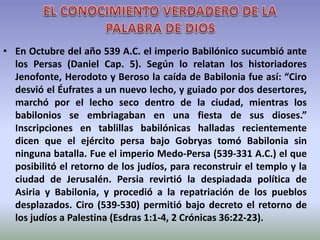 Conocimiento verdadero de la palabra | PPTX