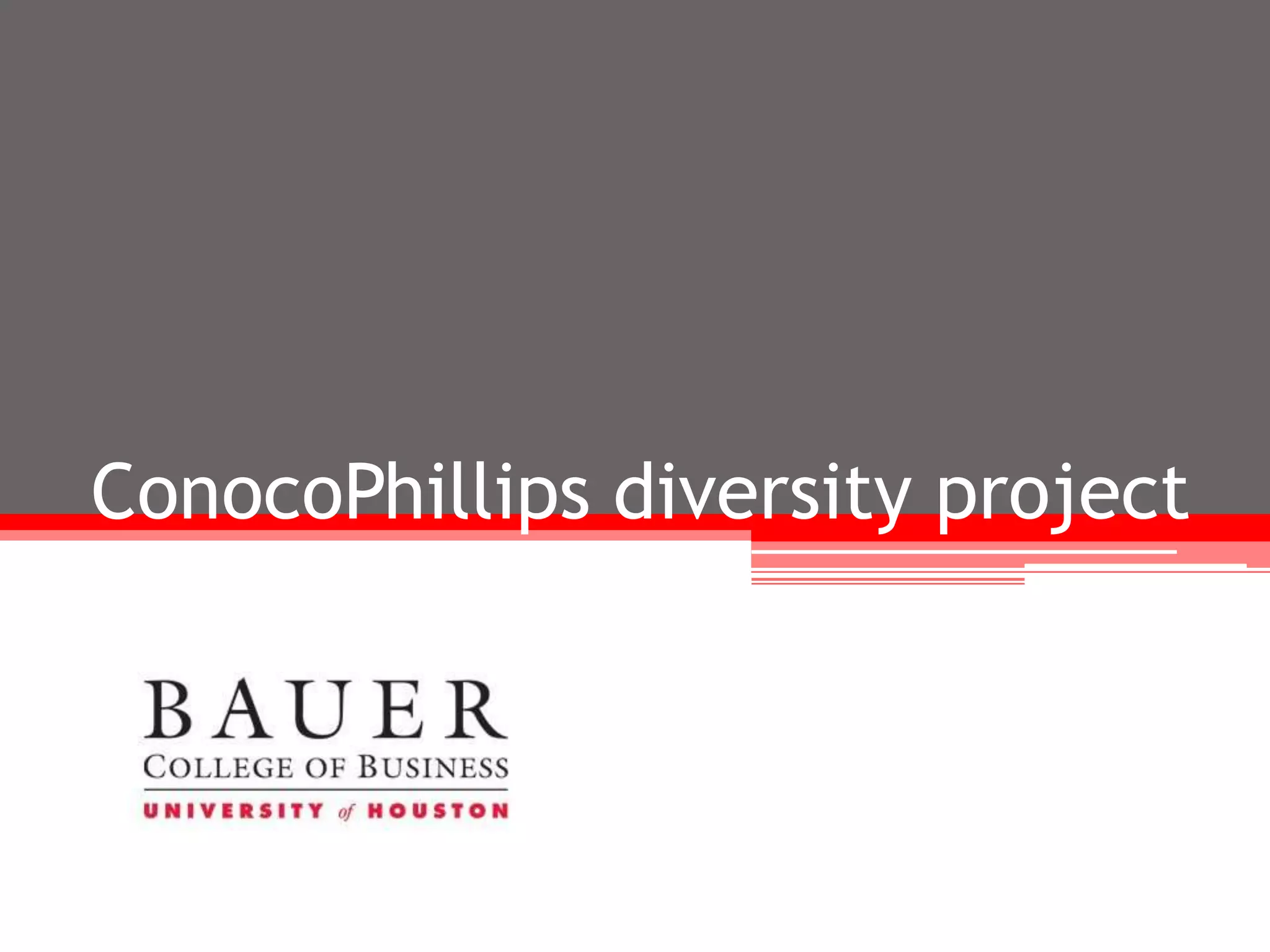 Conoco phillips presentation | PPTX