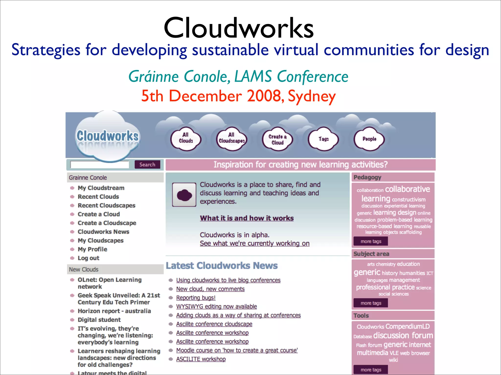 Conole Lams | PPT