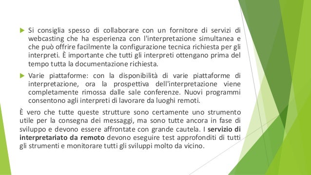 Conoscere l'interpretazione a distanza | PPT