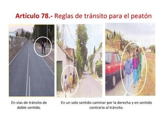 Conozcamos nuestro reglamento de transito | PPT