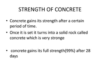 ppt on concrete (aabid) | PPTX