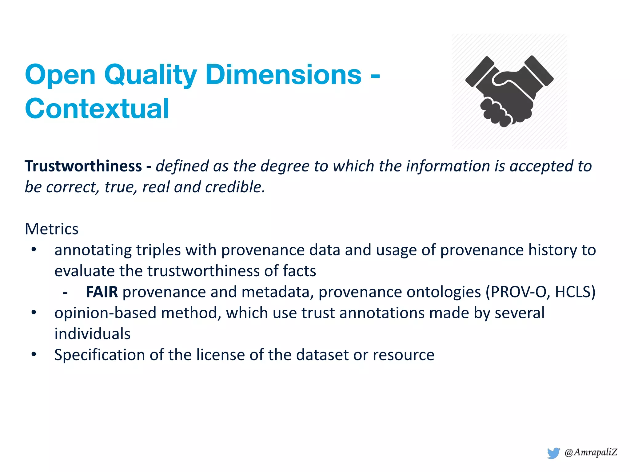 Data Quality and the FAIR principles | PDF