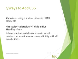Conquering Code with hjc | PPTX