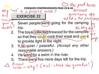 Conquer Comprehension (with annotated revision notes) | PPTX