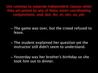 Conquering the Comma | PPTX